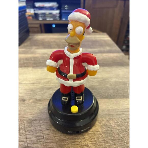 Other | Homer Simpson Santa Talking Dashboard Mountable 207 Simpsons ...